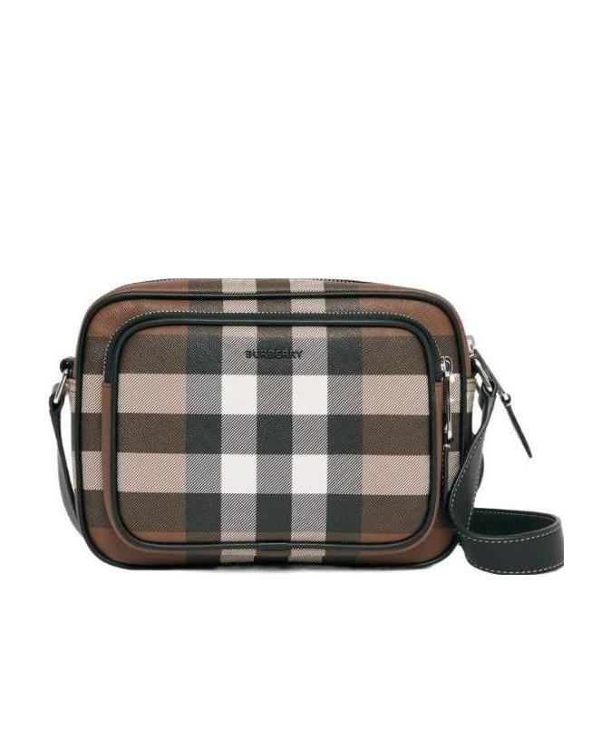 BURBERRY Burberry Bio-Based Checked Crossbody Bag