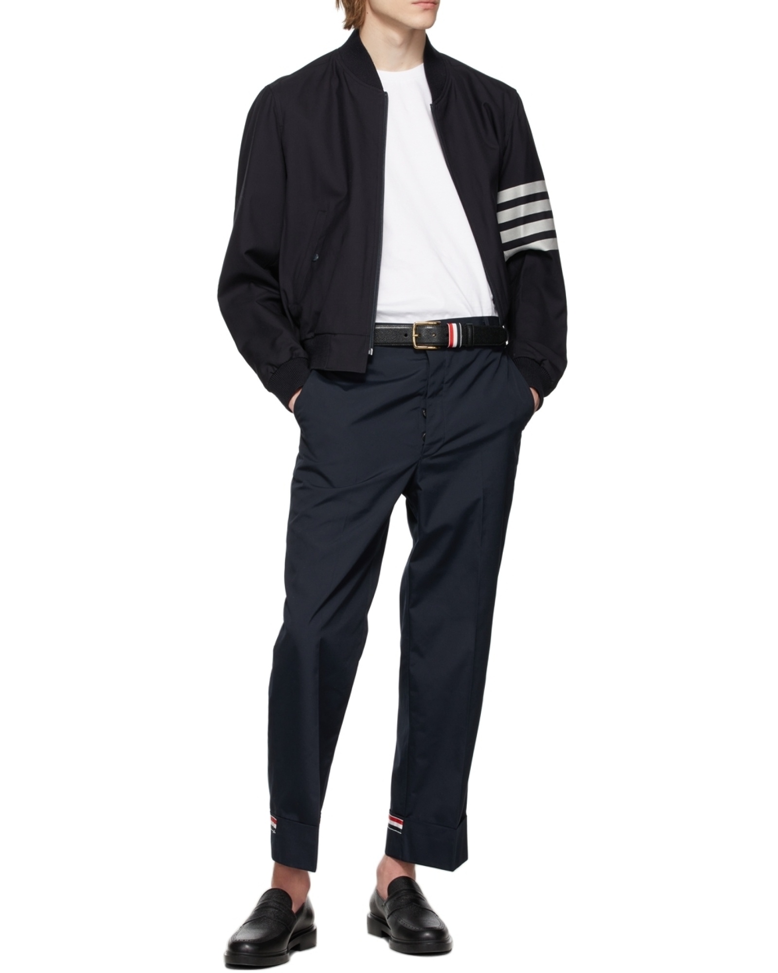 THOM BROWNE Thom Browne 4-Bar Bomber Jacket