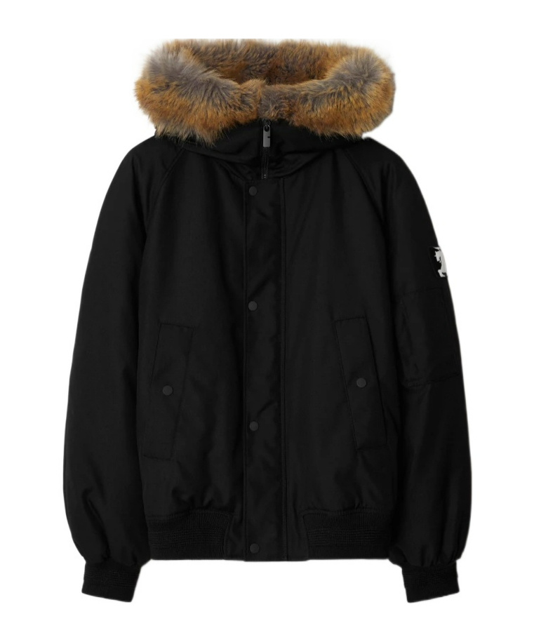 ALPHA INDUSTRIES Faux-Fur Hooded Jacket