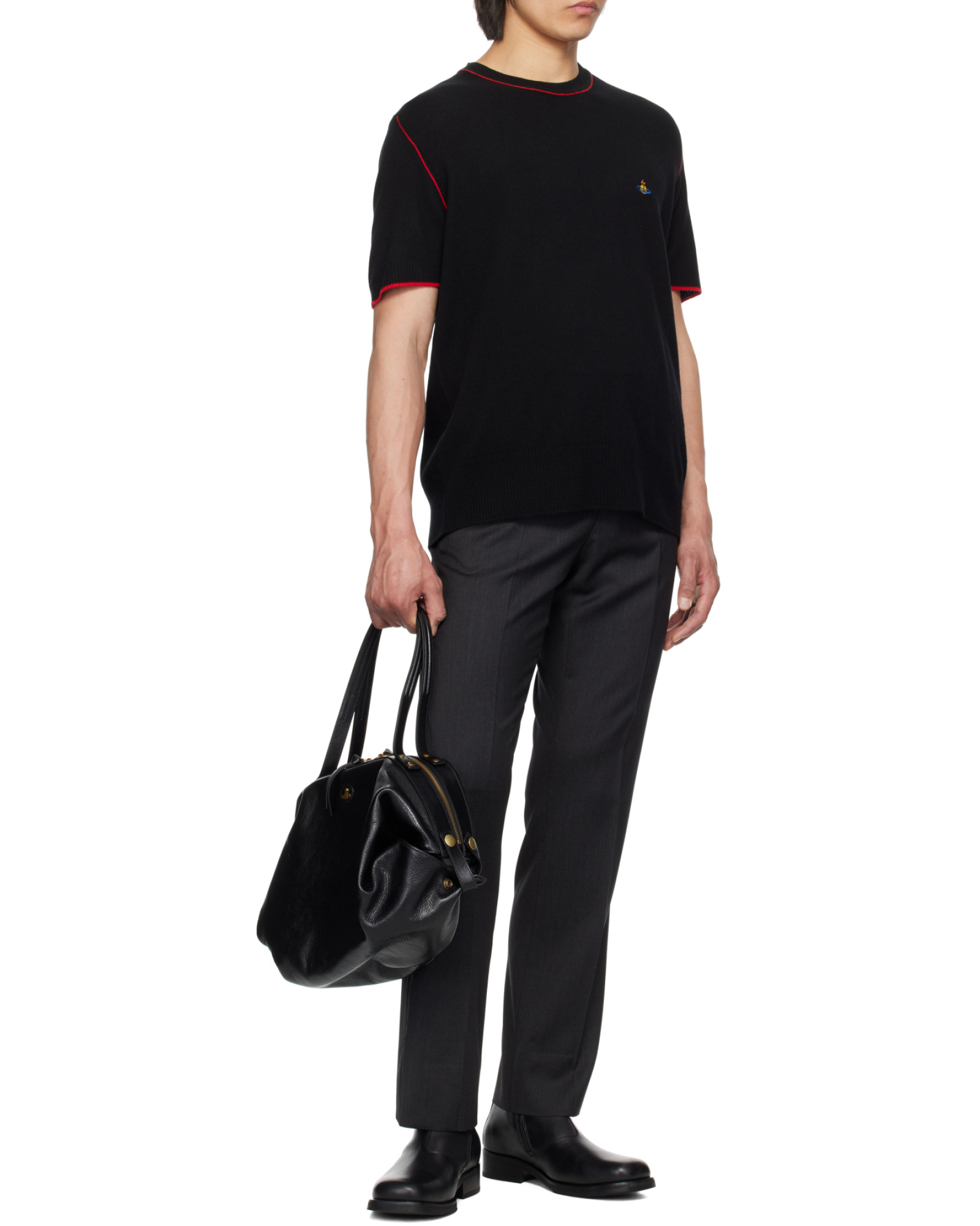 VIVIENNE WESTWOOD Alex contrast-stitched short-sleeves T-shirt