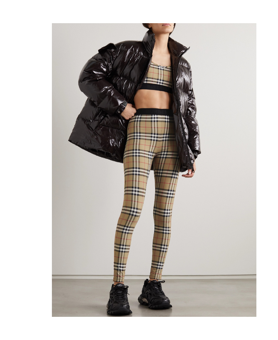 BURBERRY Burberry Vintage Checked Skinny Cut Leggings
