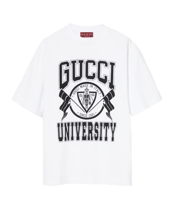 GUCCI Gucci Logo Printed Crewneck T-Shirt