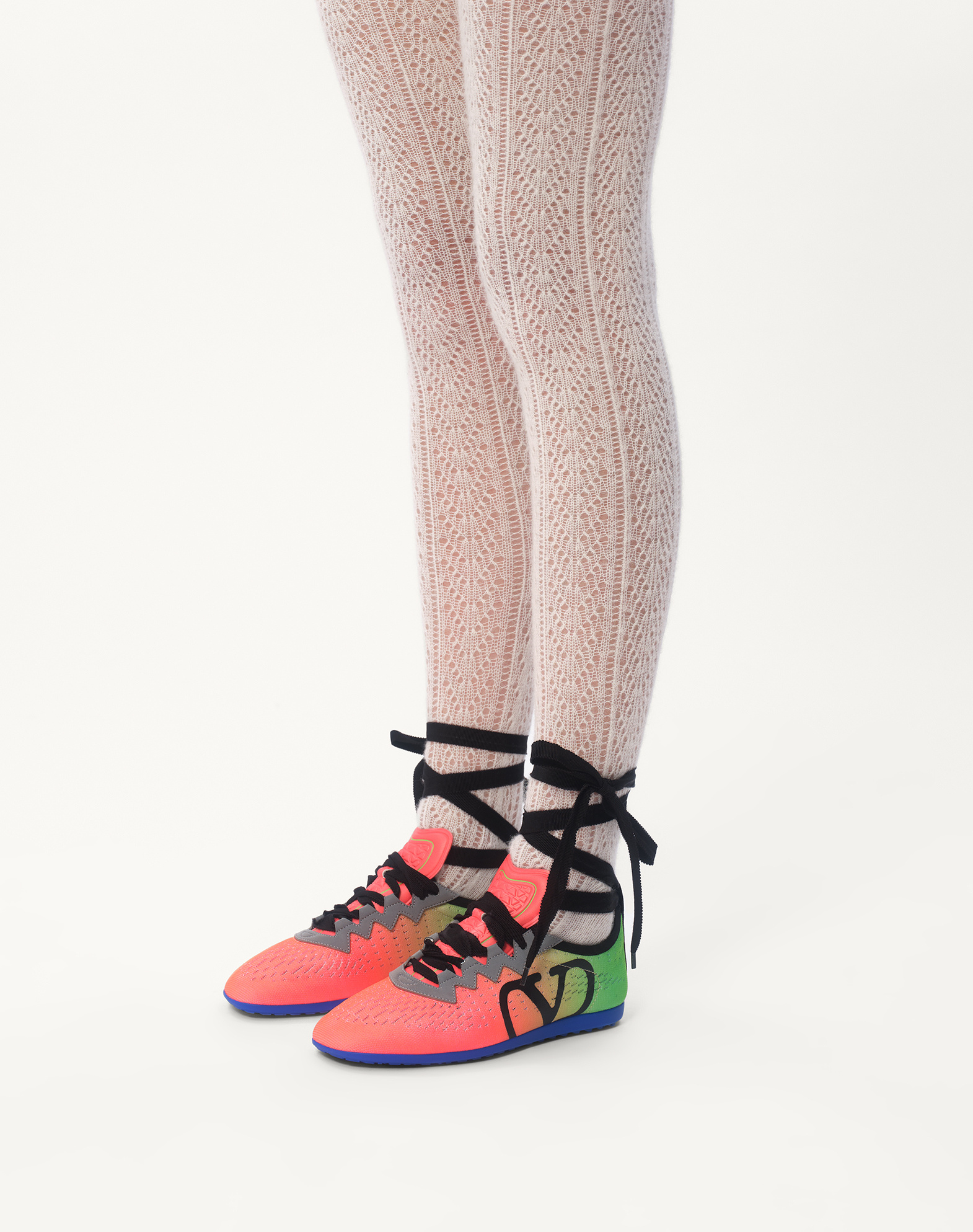 VALENTINO Valentino Logo Lace-Up Sneakers