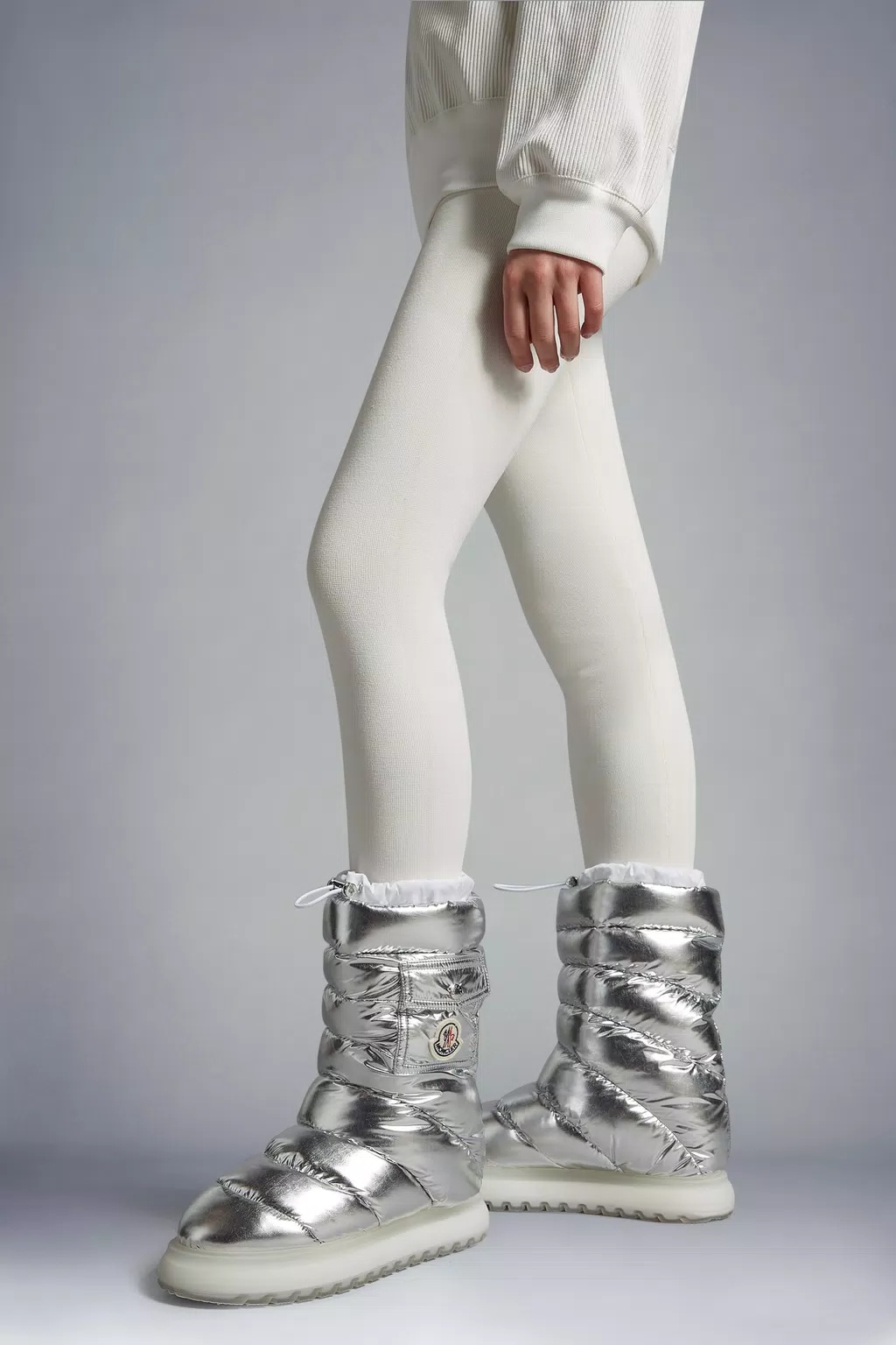 MONCLER Moncler Padded Logo Patch Boots