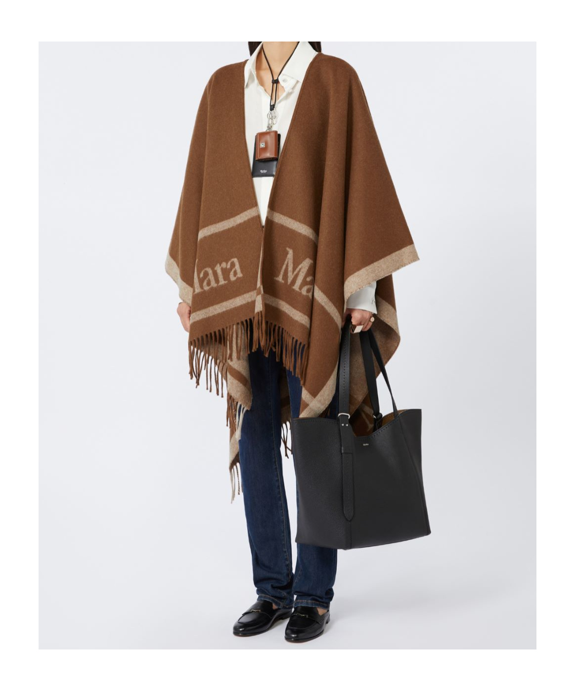 MAX MARA Max Mara Trapezoidal Tote Bag with Magnetic Clasp