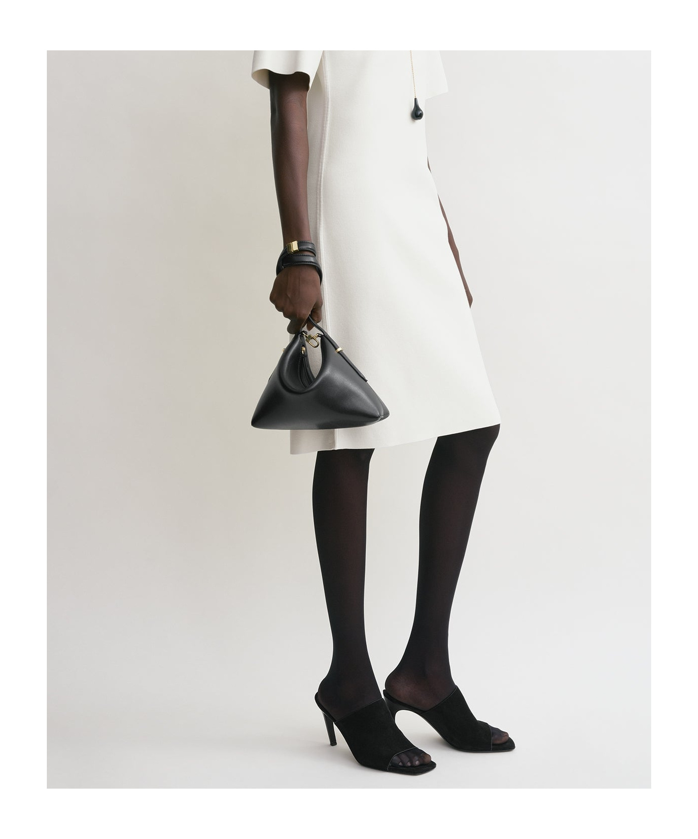 TOTÊME Toteme Bevel Logo Top Handle Bag