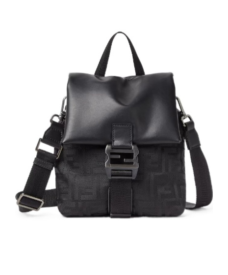 FENDI Fendi Flux FF-Buckle Shoulder Bag