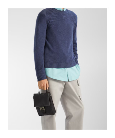 FENDI Fendi Flux FF-Buckle Shoulder Bag