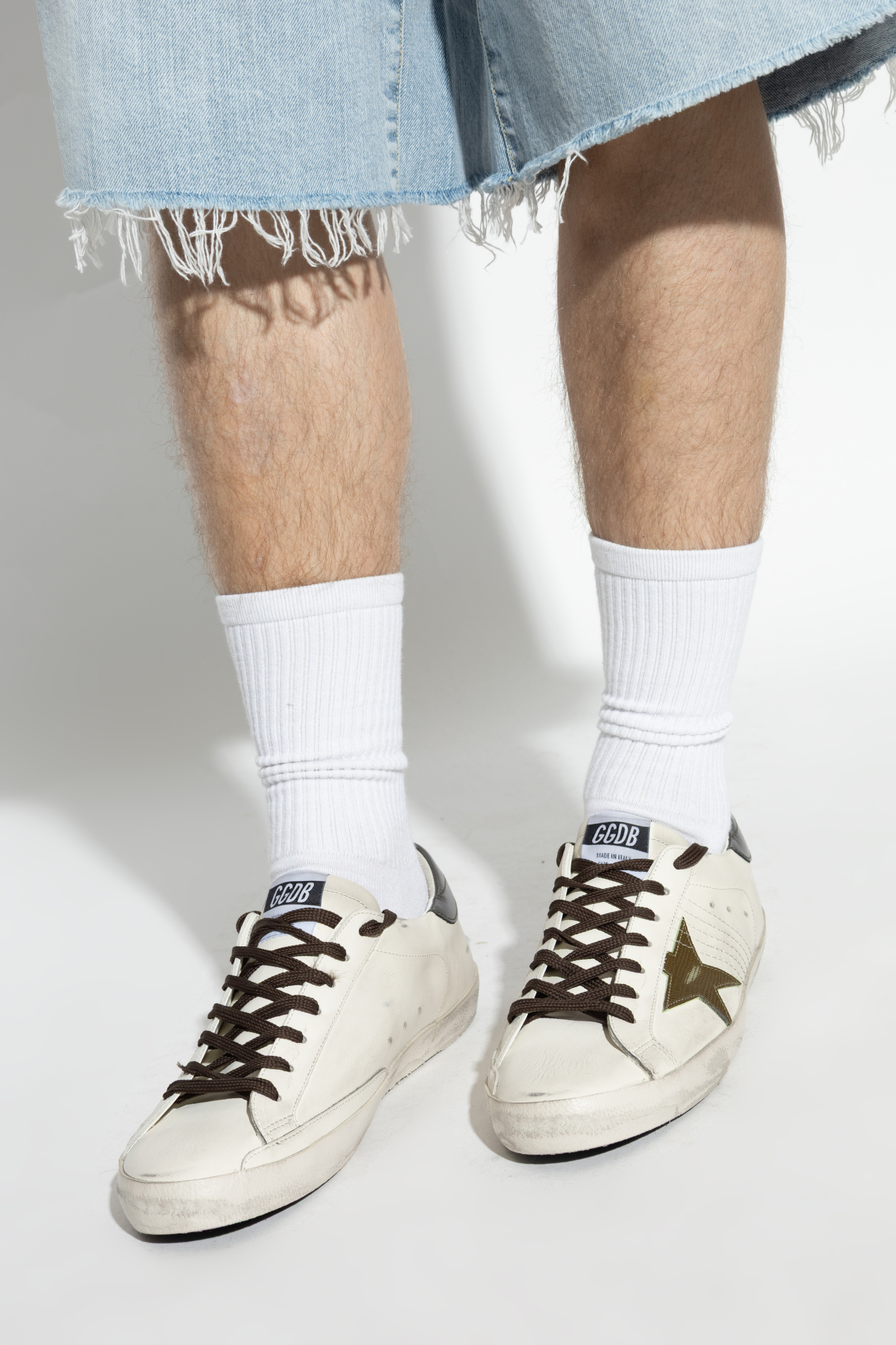 GOLDEN GOOSE Golden Goose Deluxe Brand Super Star Lace-Up Sneakers