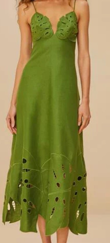 Farm Rio Bow Scalloped Linen Midi Dress In Red - 44% Off | Editorialist Farm Rio Bow Scalloped Linen Midi Dress In Red - 44% Off | Editorialist