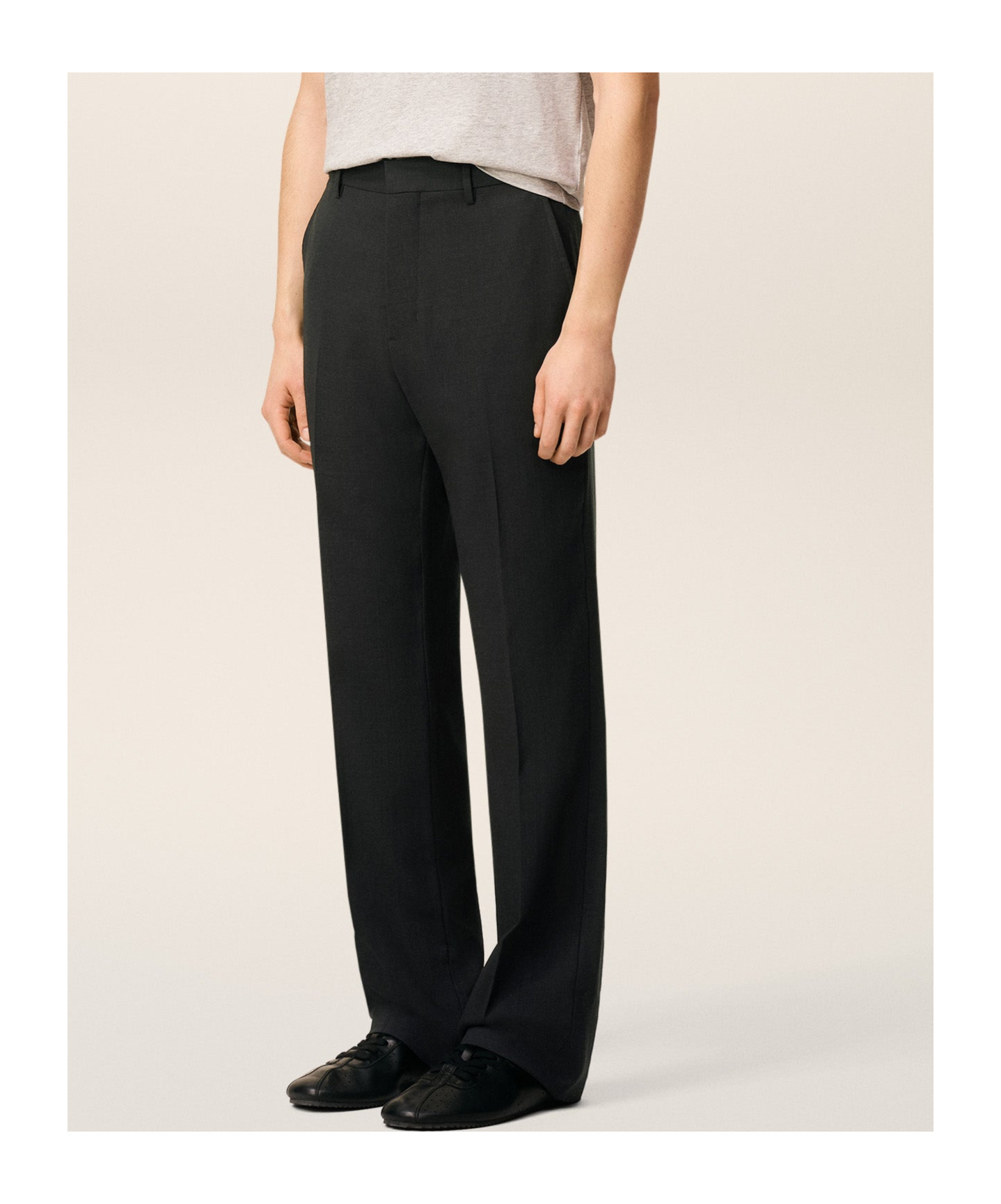 AMI Ami Paris Straight-Leg Trousers