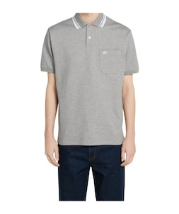 GUCCI Cotton piquet polo shirt with embroidery