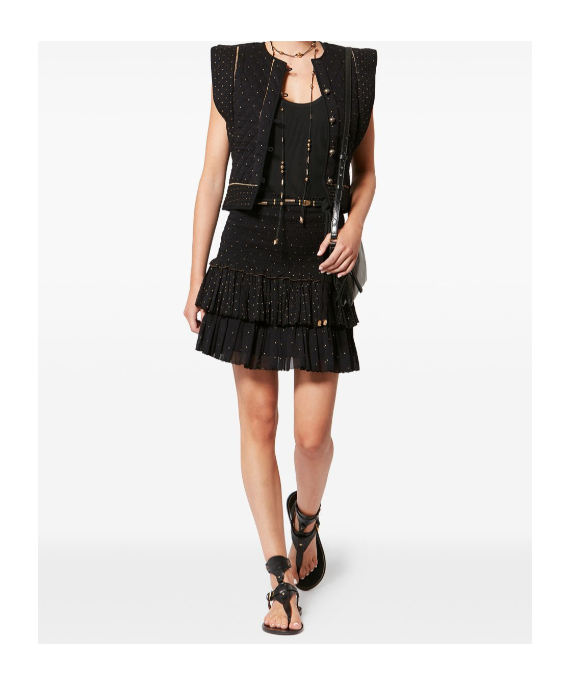 ISABEL MARANT ÉTOILE Isabel Marant Etoile Quilted Studded Vest