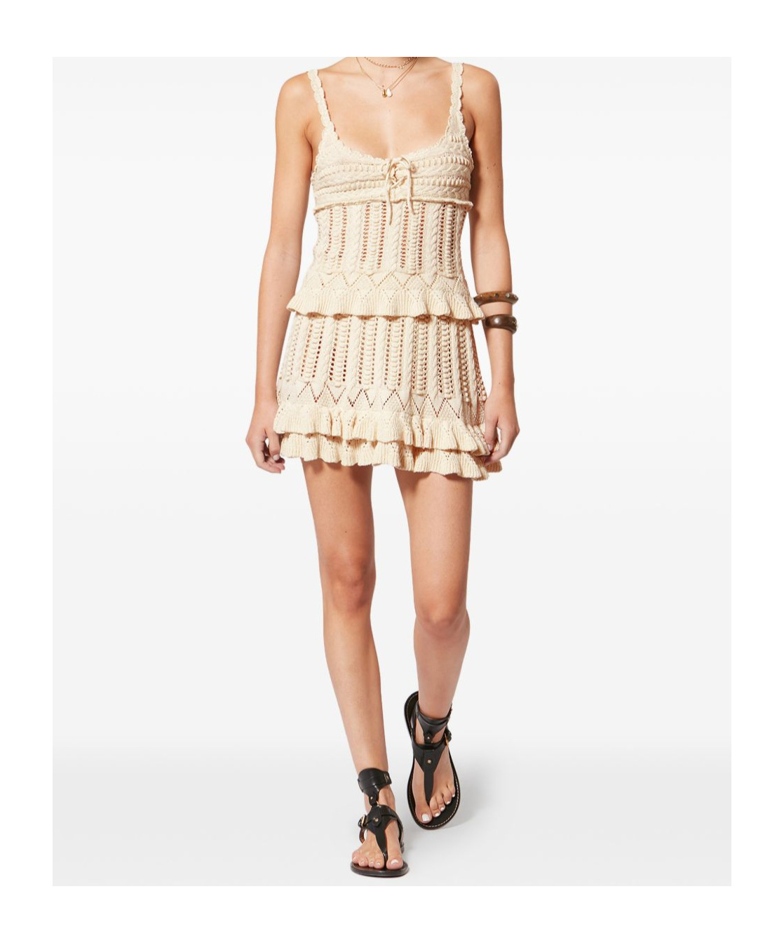ISABEL MARANT ÉTOILE Crocheted Ruffled Skirt