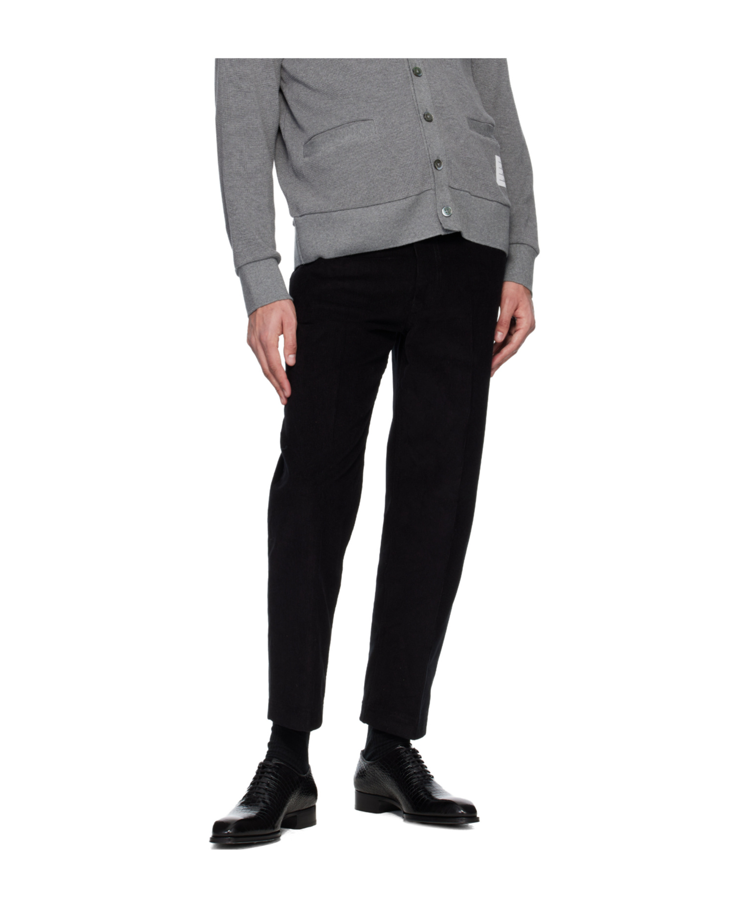 THOM BROWNE Thom Browne Corduroy Stripe Detail Chino Trousers
