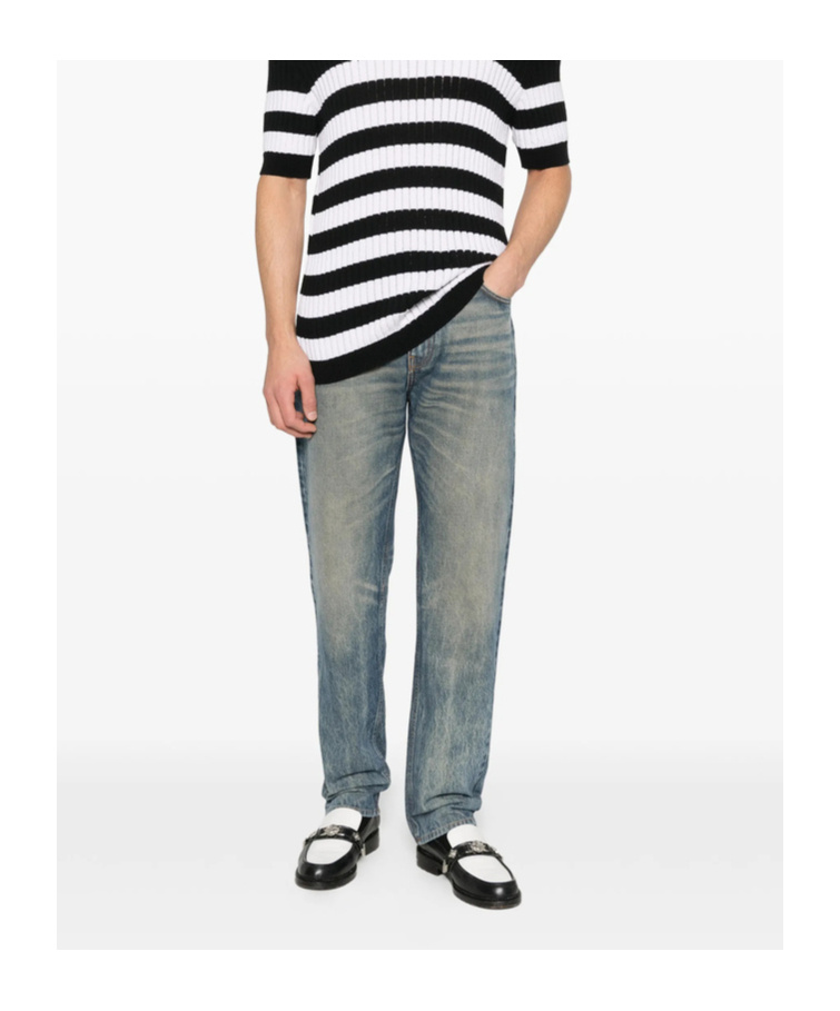 BALMAIN Balmain Logo Patch Jeans