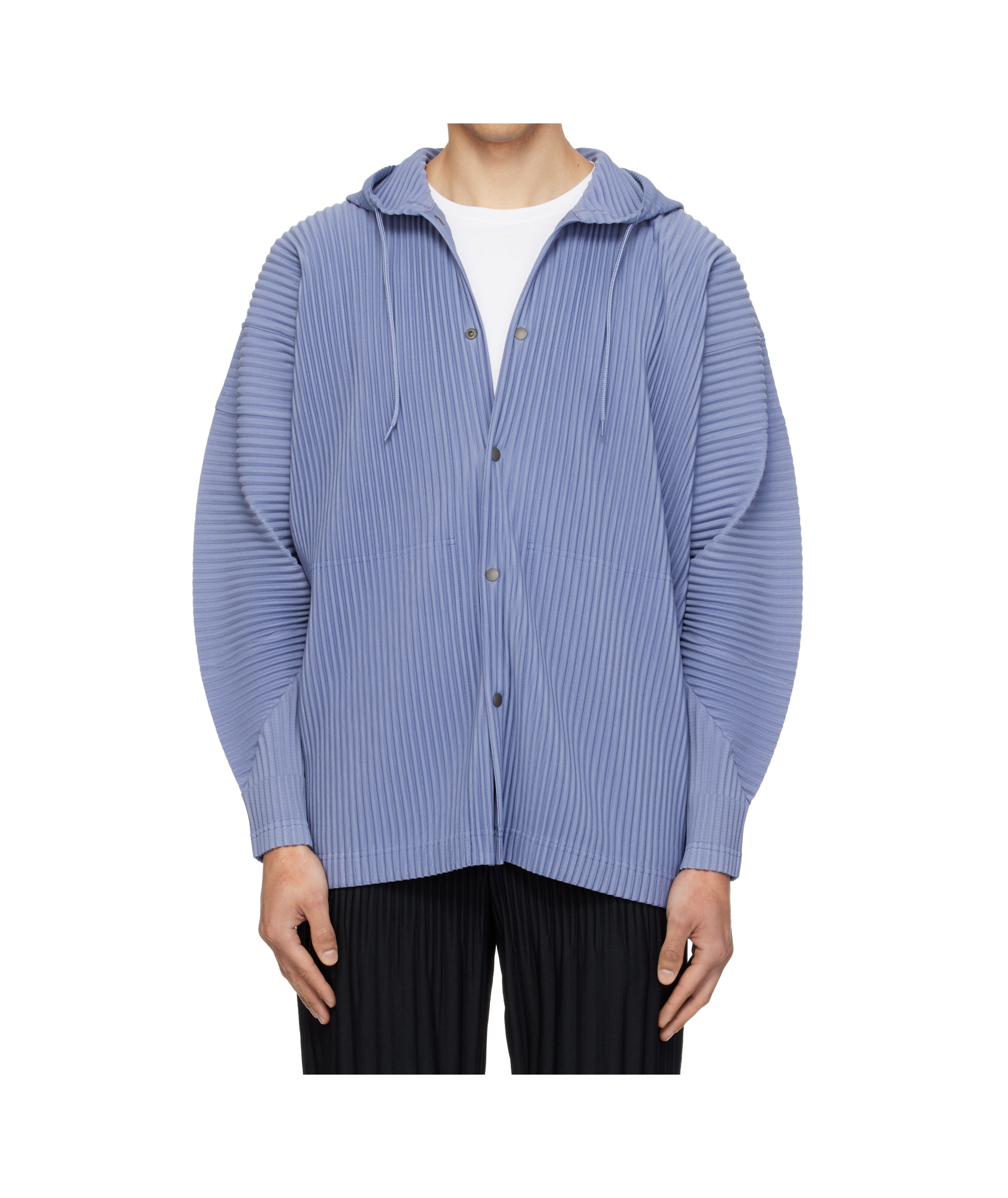 ISSEY MIYAKE Homme Plissé Issey Miyake Pleated Hooded Jacket