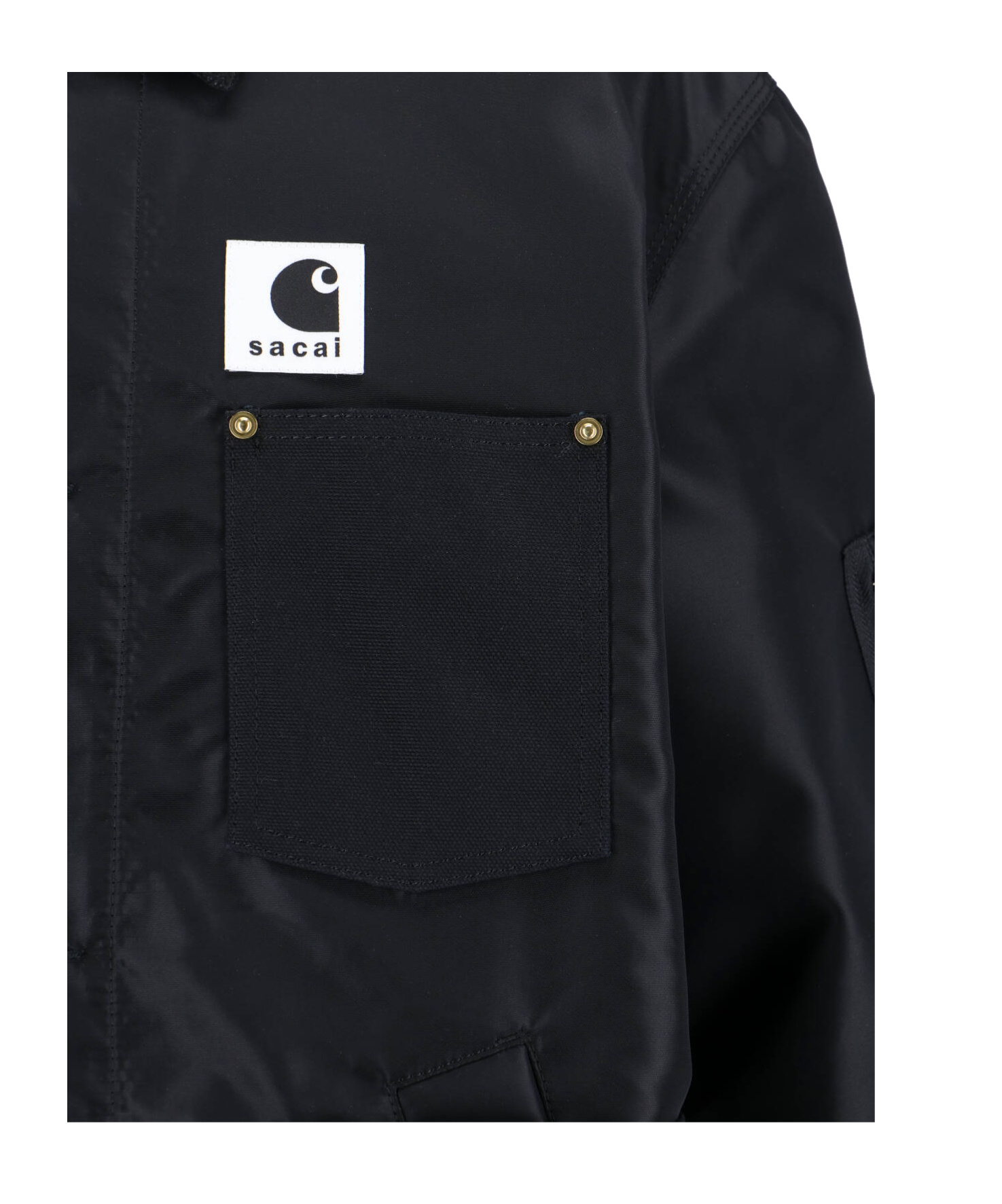 Sacai X Carhartt Wip Twill X Duck Blouson Jacket - Black - 19% Off