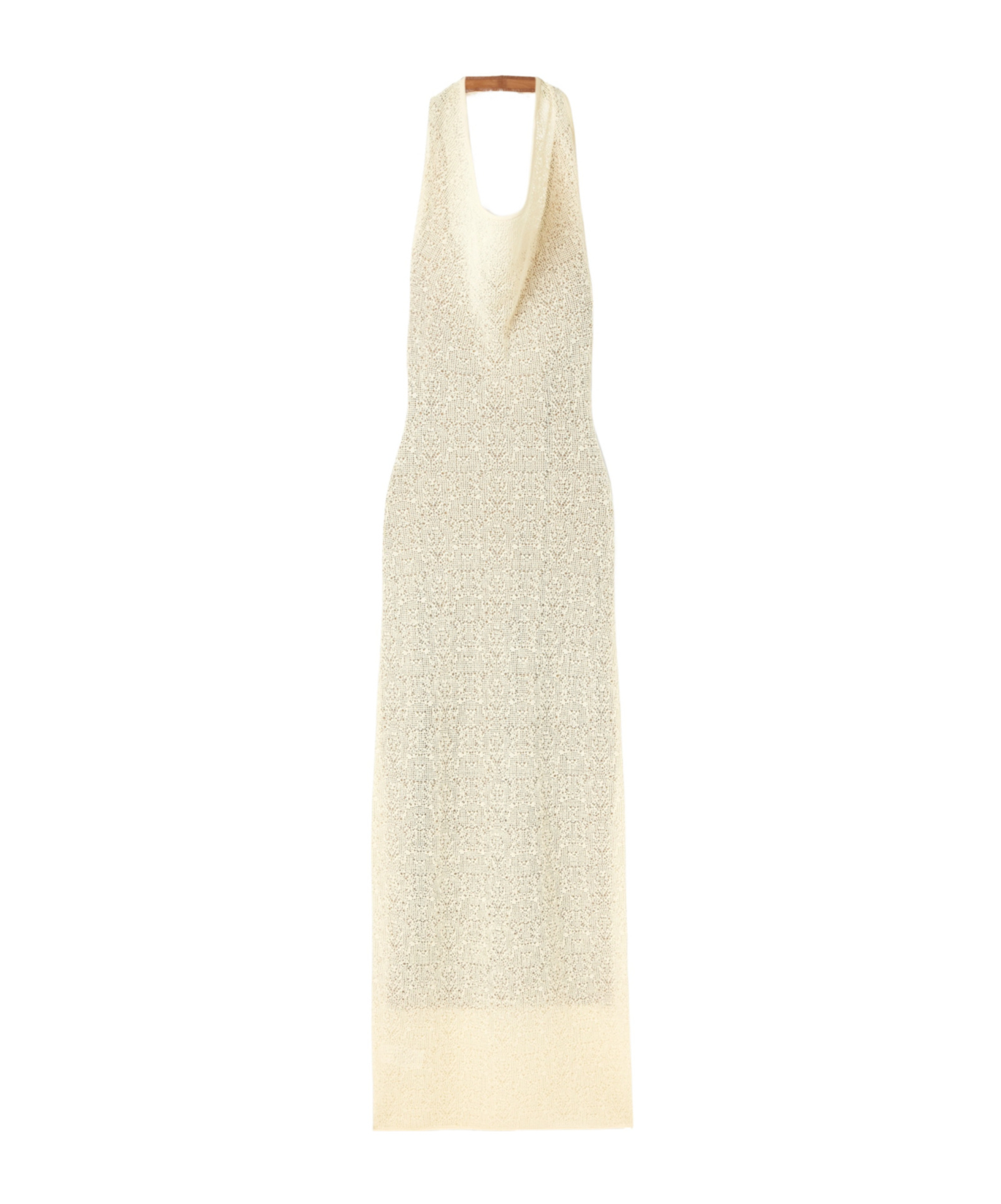 SIR. SIR Celestino Pointelle-Knit Halterneck Maxi Dress