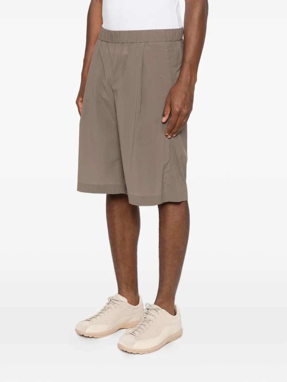 HERNO Herno Pleated Elastic-Waist Shorts