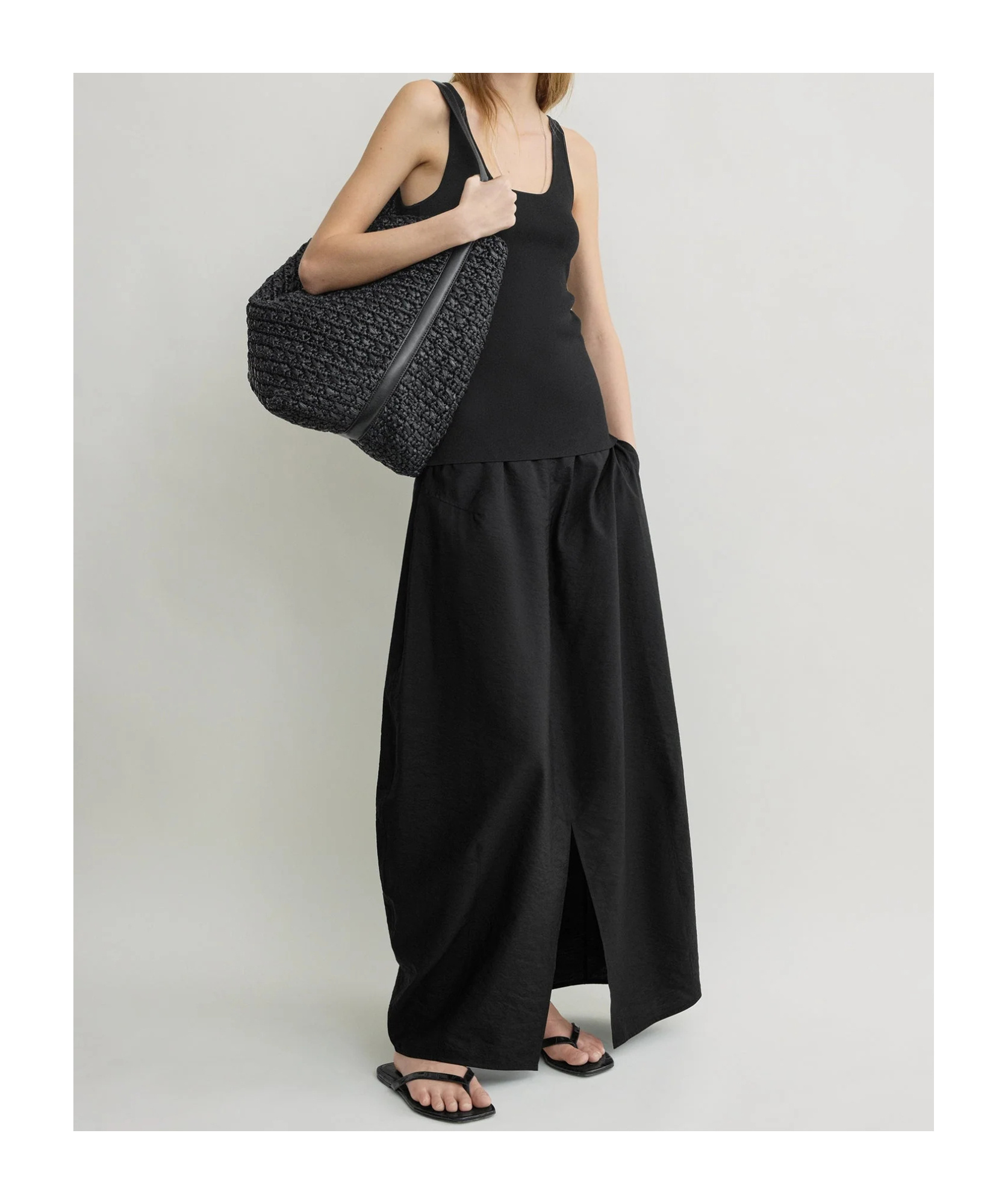 TOTÊME Totême Slit-Detailed Midi Skirt