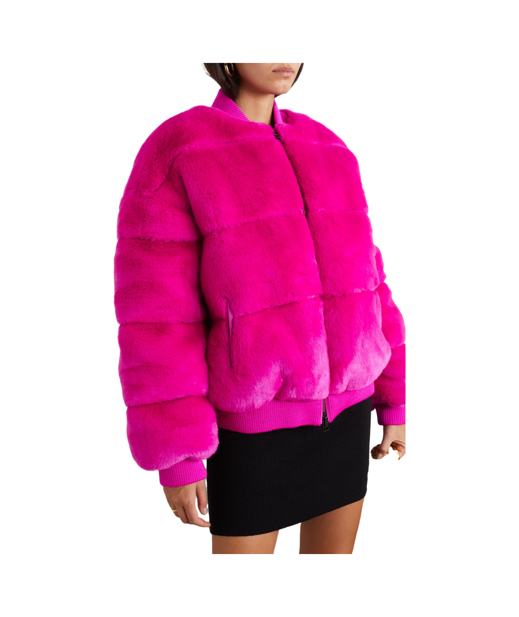 TOM FORD Tom Ford Faux Fur Down Bomber Jacket