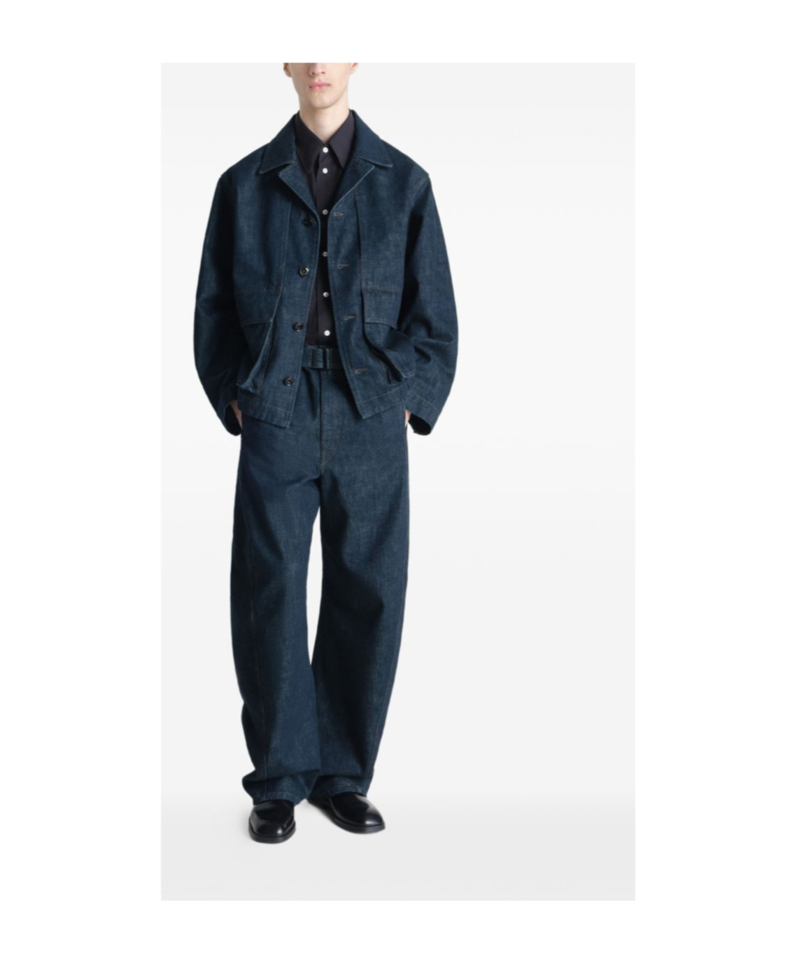 LEMAIRE Lemaire Boxy Denim Long Sleeve Jacket