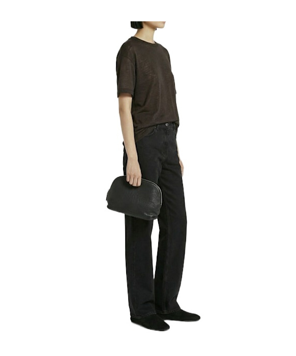 THE ROW The Row Agnes Grain Leather Pouch