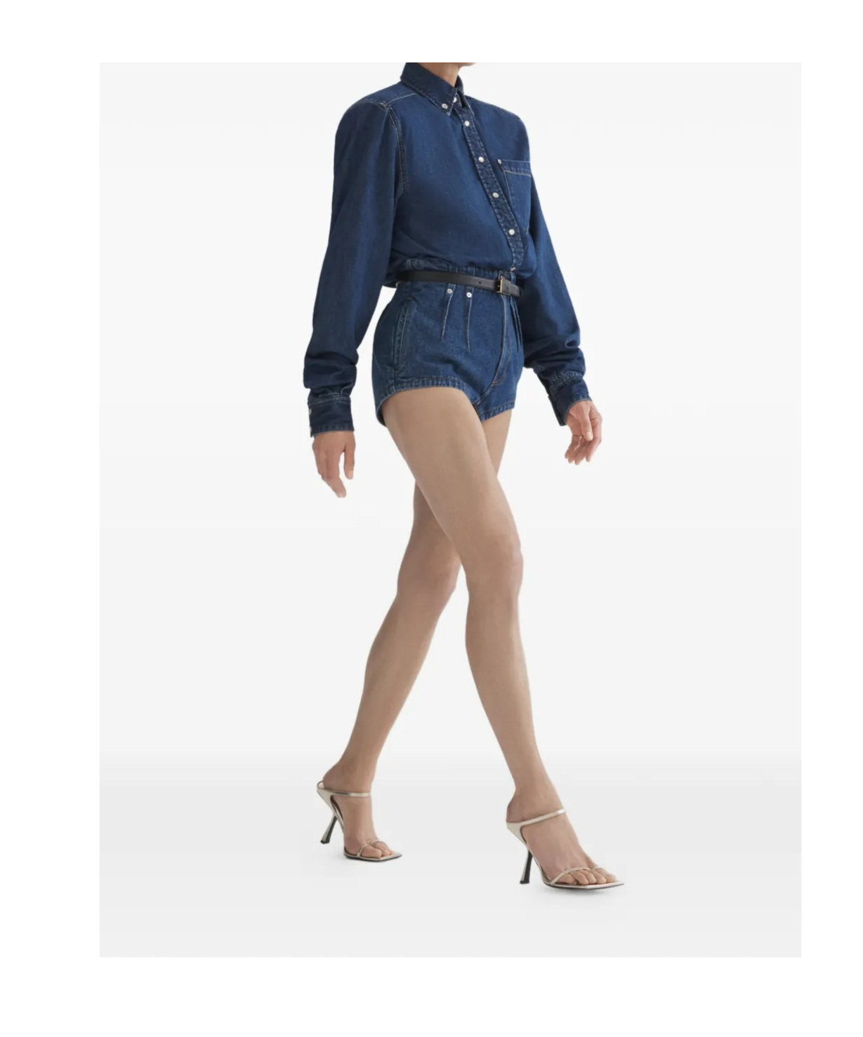 MUGLER Mugler Denim Tailored Shorts