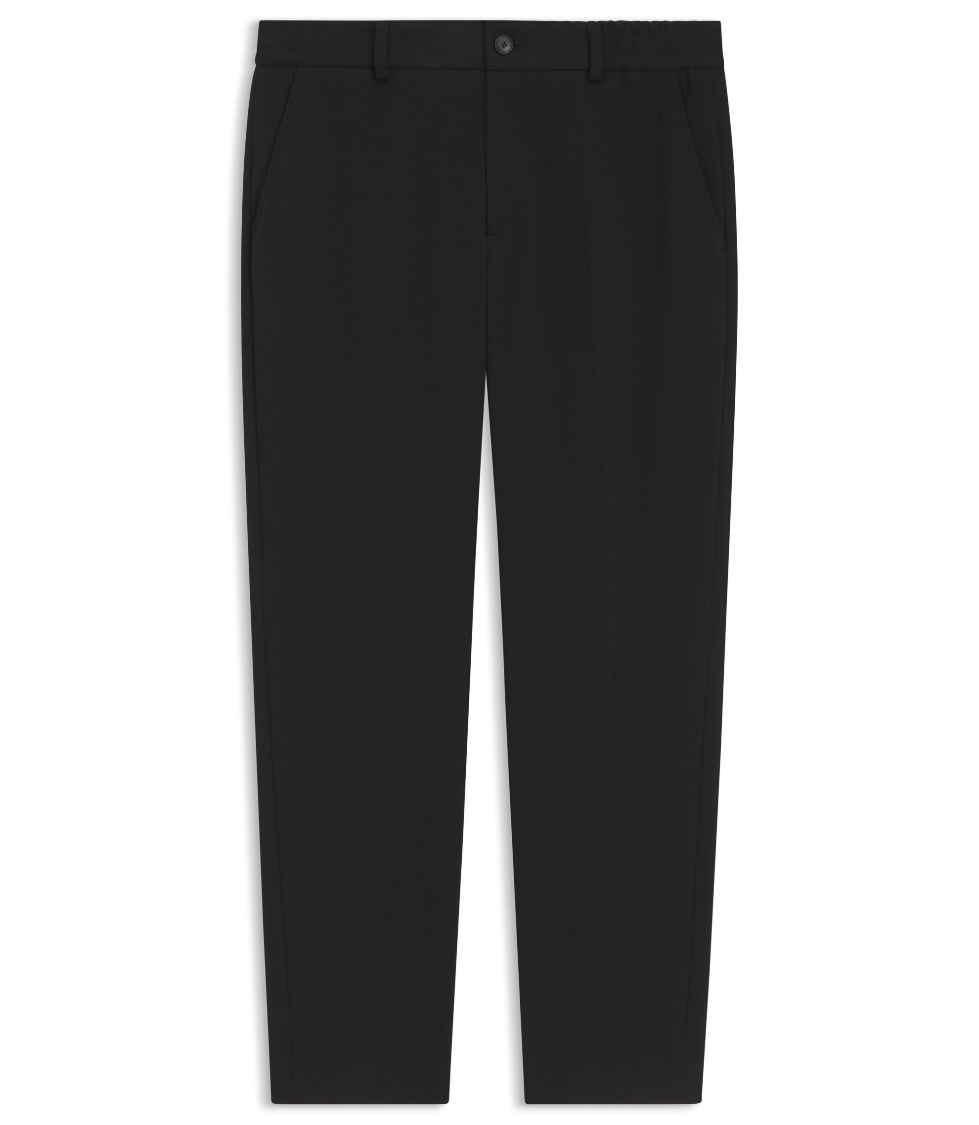 BOSS BOSS Tapered-Fit Cotton-Blend Jersey Pants