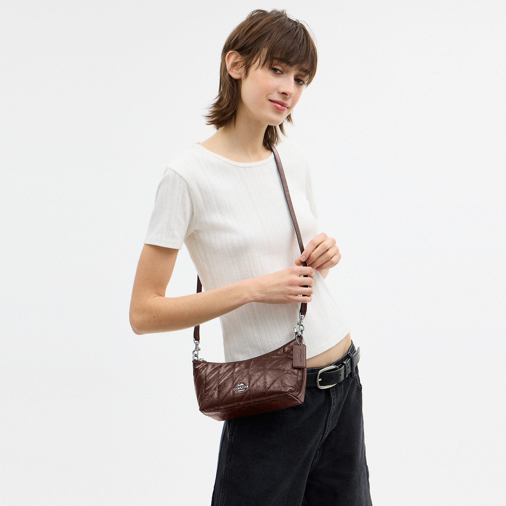 COACH OUTLET COACH OUTLET Quilted Leather Shoulder Bag