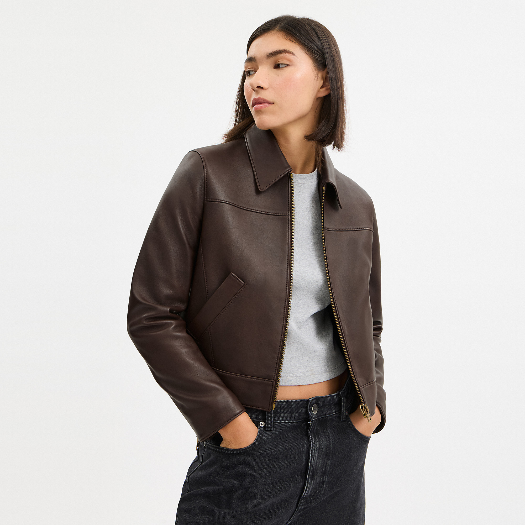 COACH OUTLET COACH Leather Jacket