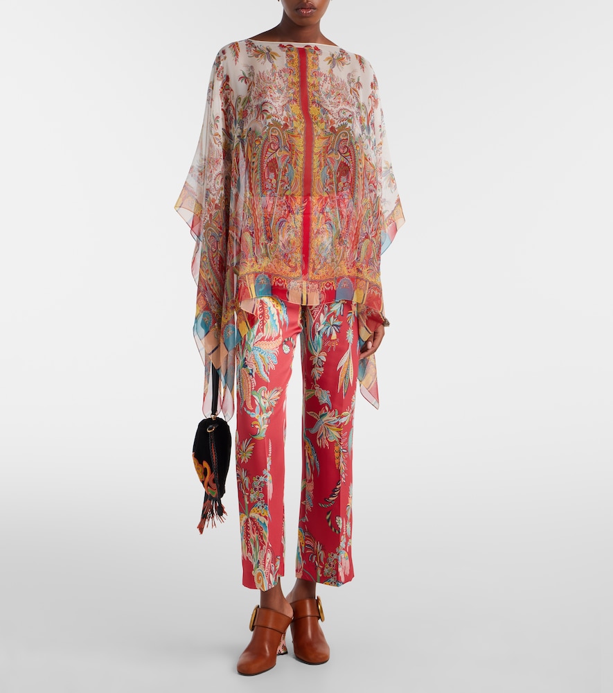 ETRO Etro Printed Silk Cape