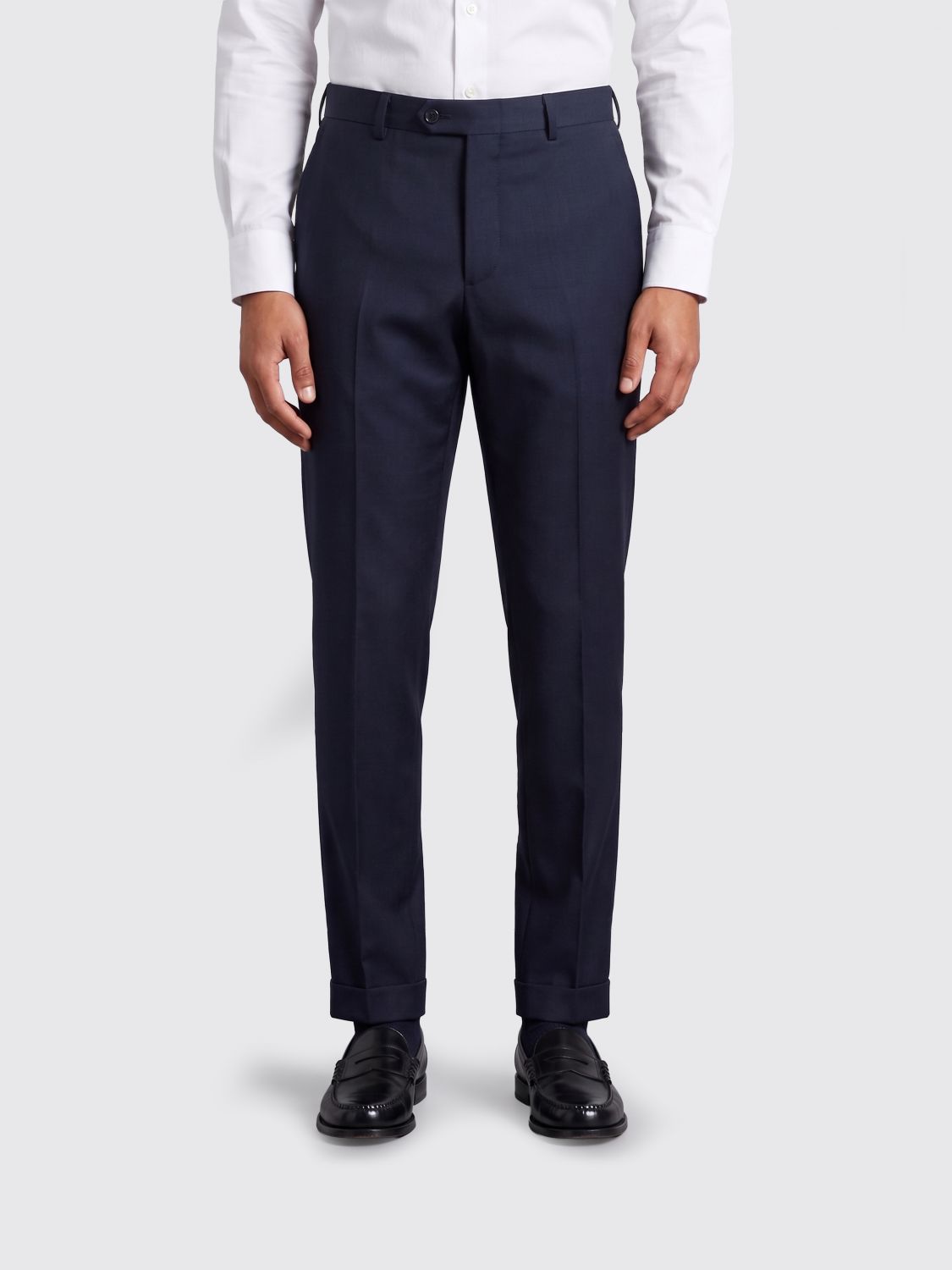 INCOTEX Incotex Slim Fit Tailored Trousers in Pure Virgin Wool