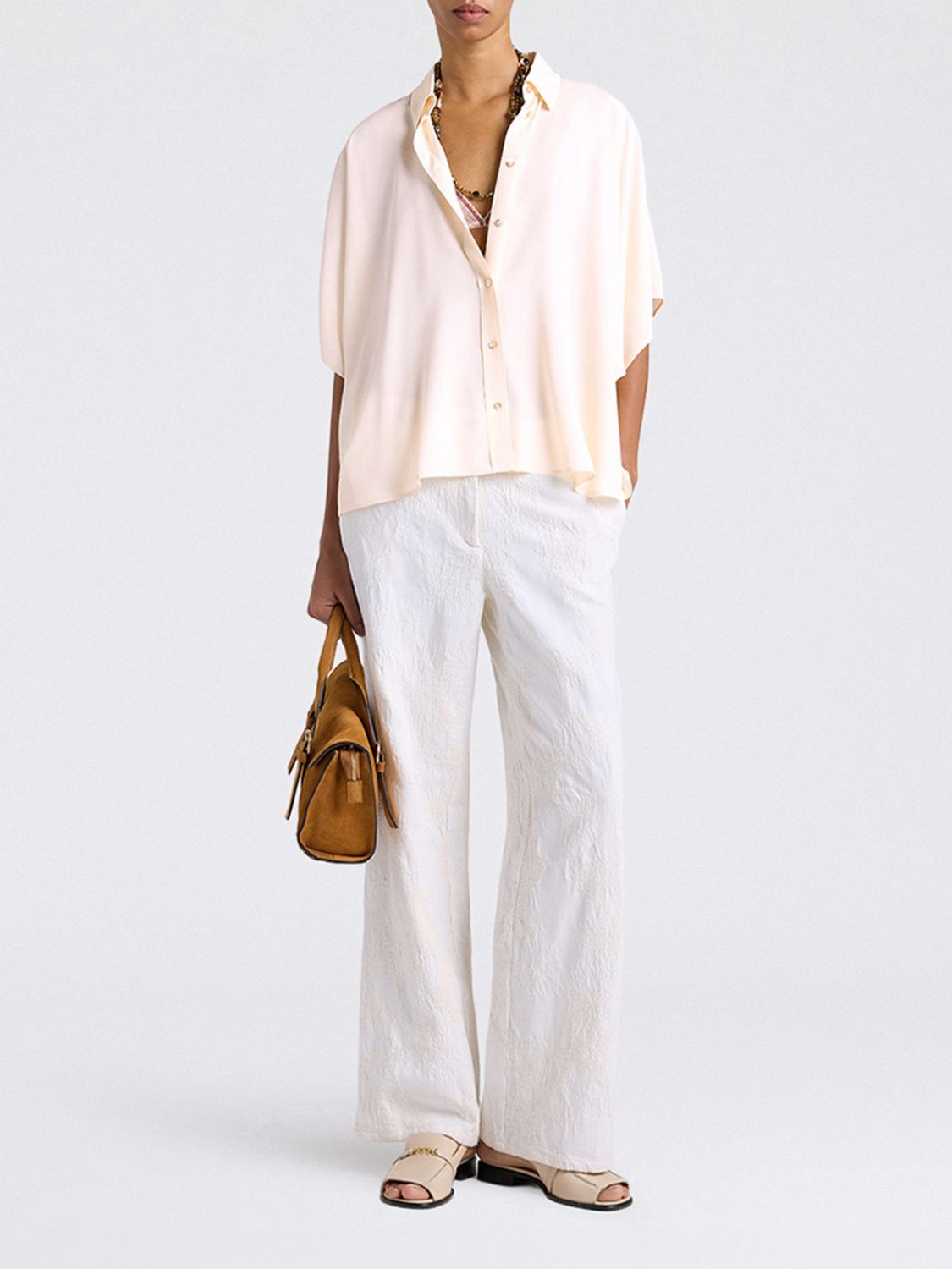 MOMONI Momonì Silk Blend Shirt