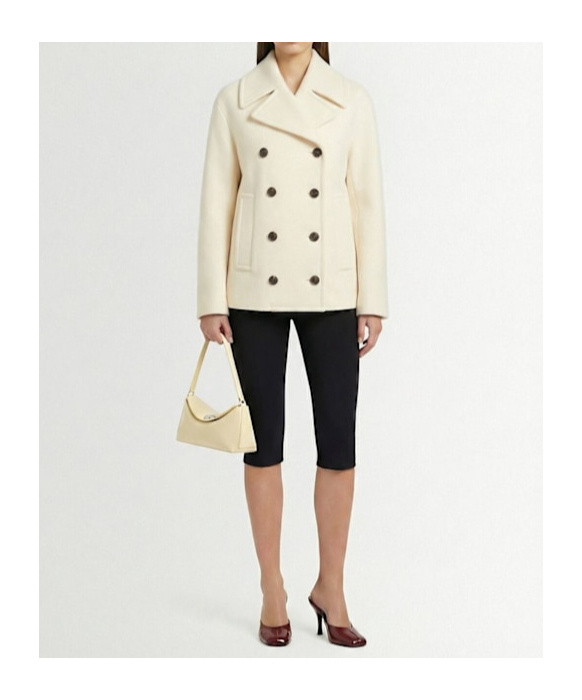 JACQUEMUS Jacquemus Le Caban Ovalo Wool Coat