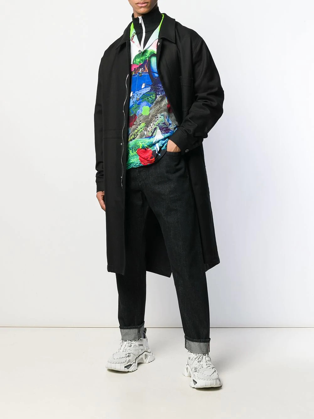 VALENTINO Valentino Logo Straight Jeans