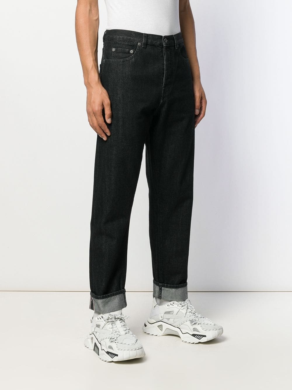 VALENTINO Valentino Logo Straight Jeans