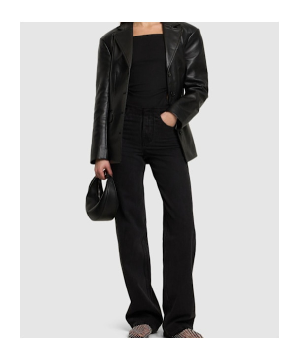 CHRISTOPHER ESBER Christopher Esber High-Waisted Wide-Leg Jeans