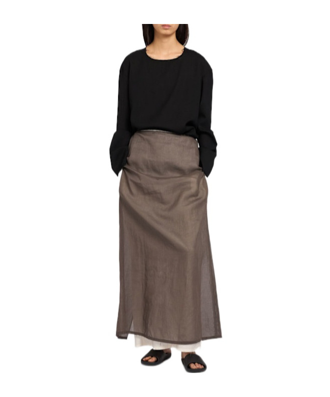 THE ROW The Row Zaira Cotton Organza Long Skirt