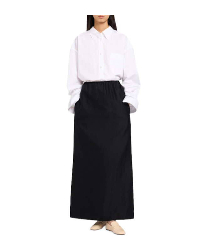 THE ROW The Row Saul Cotton Silk Long Skirt
