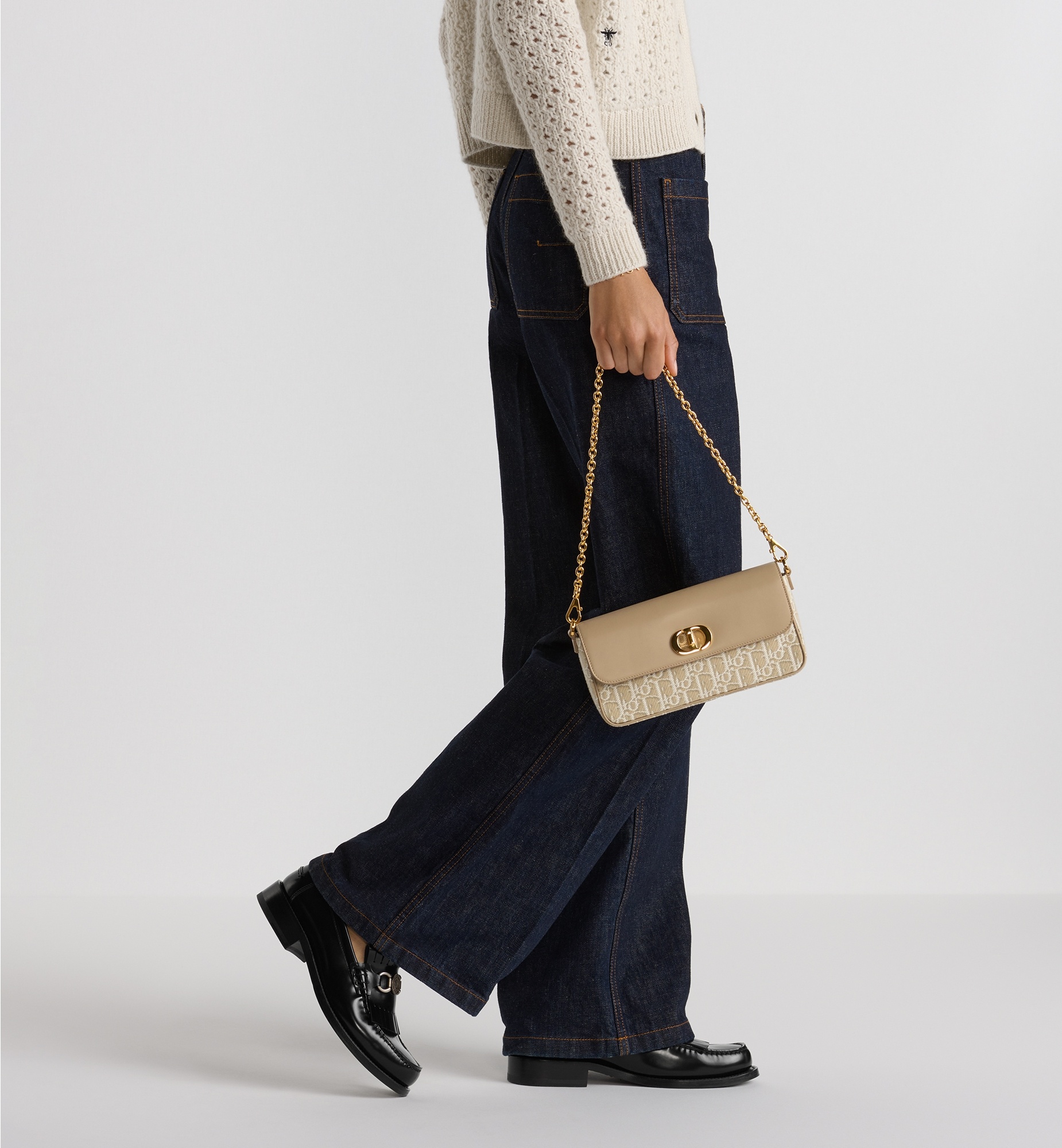 DIOR Dior 30 Montaigne Avenue East-West Mini Chain Bag