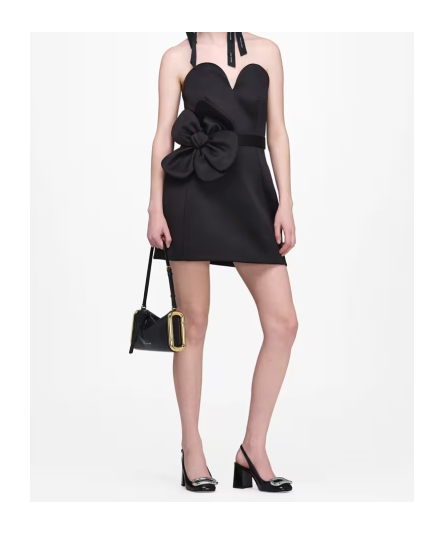 MARC JACOBS Marc Jacobs Strapless Mini Dress with Daisy Appliqué
