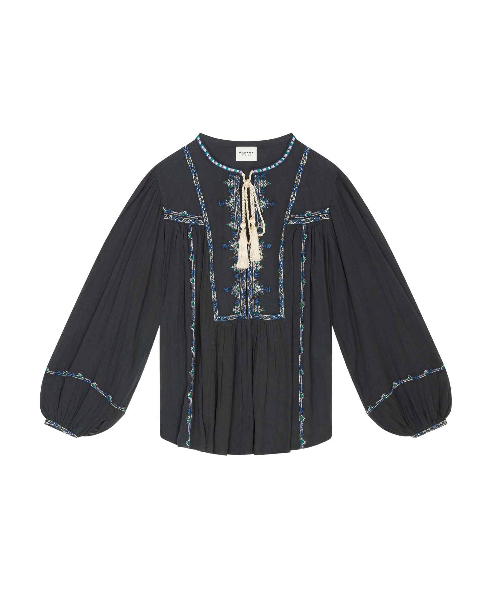ISABEL MARANT ÉTOILE Isabel Marant Etoile Silekia Tassel-Detailed Blouse