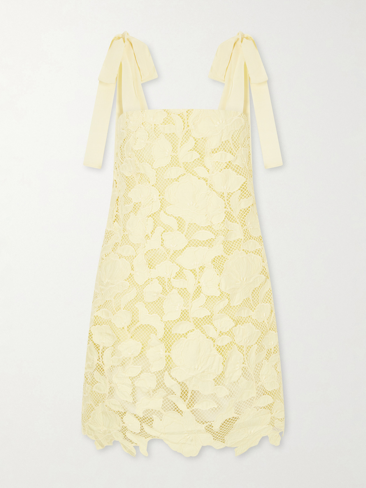 SIMKHAI SIMKHAI Marigold Cotton Lace Mini Dress