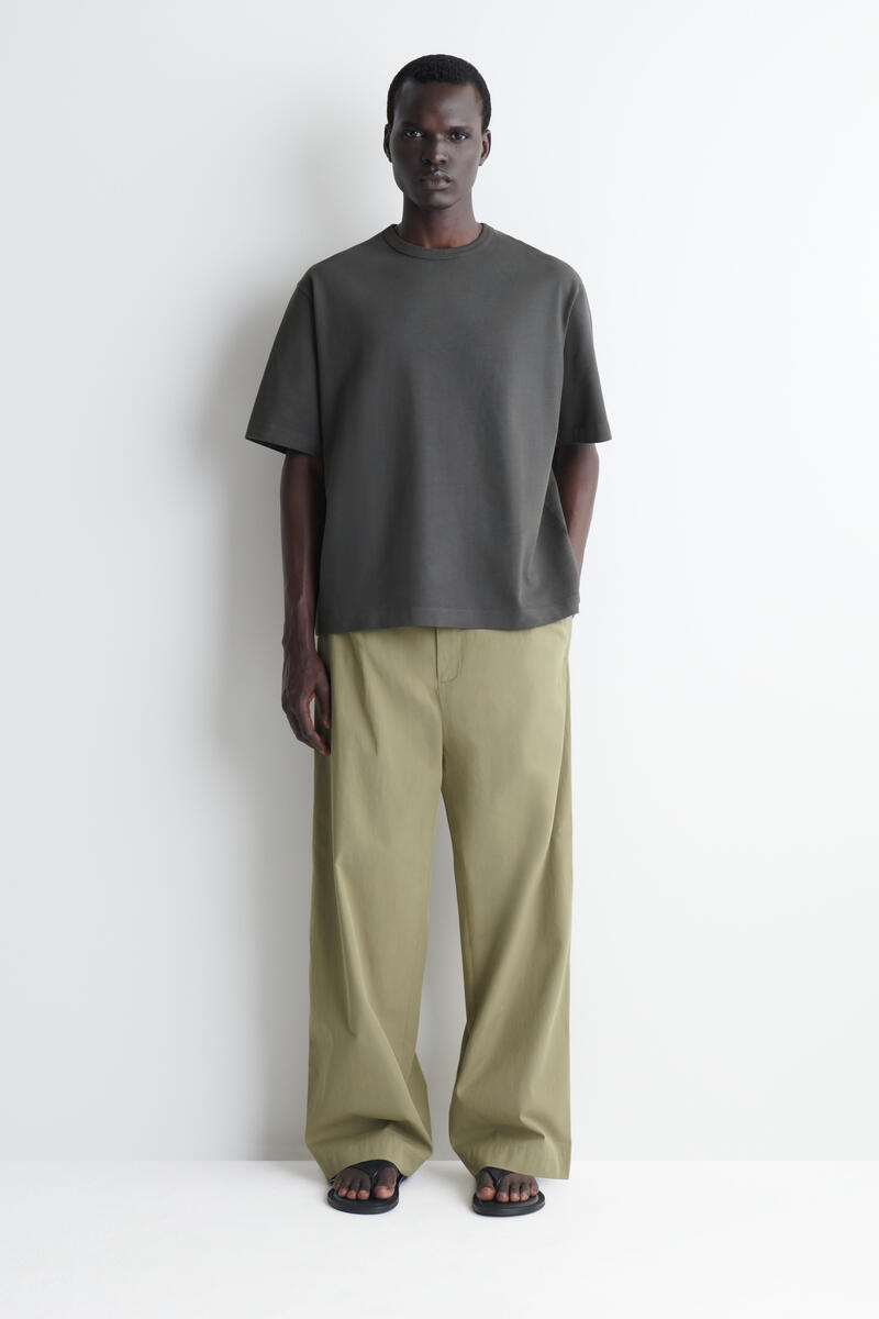 COS relaxed garment-washed cotton t-shirt
