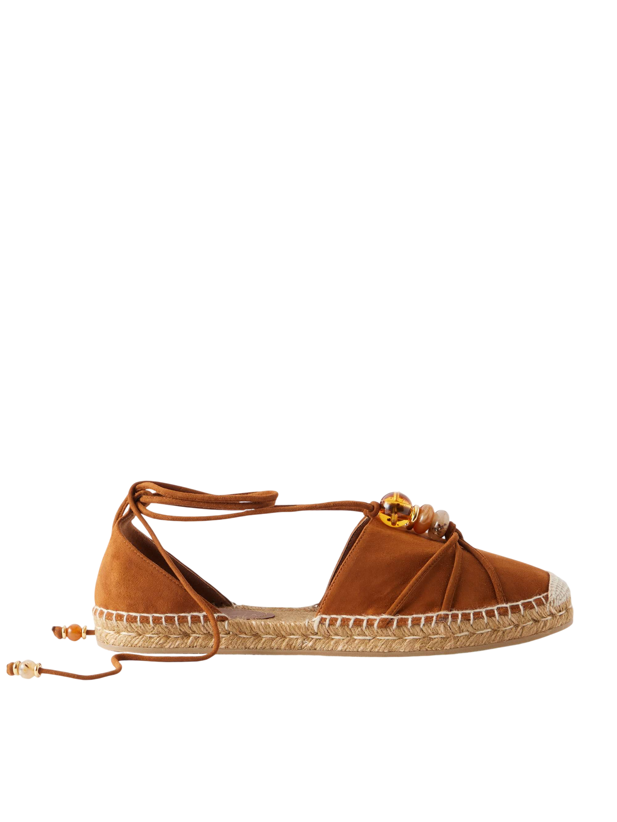 JIMMY CHOO Jimmy Choo Lemi Embellished Suede Espadrilles