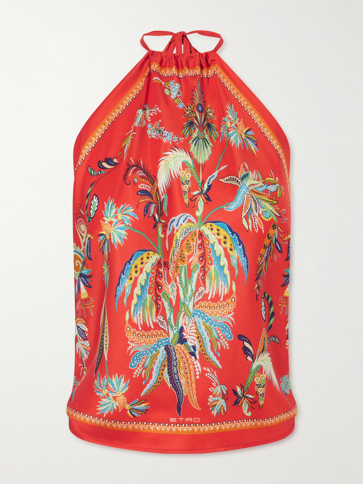 ETRO Paisley-Print Asymmetric Blouse