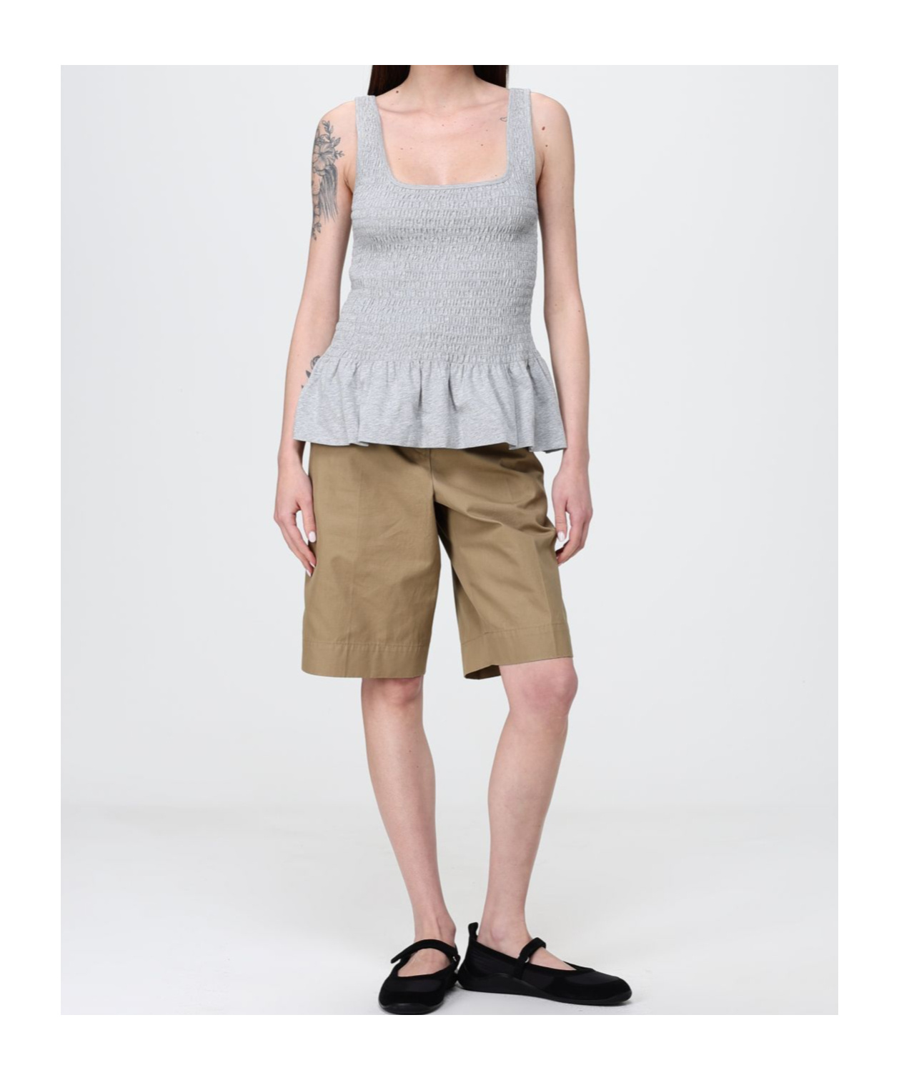 DRIES VAN NOTEN Dries Van Noten Square Neck Pleated Vest