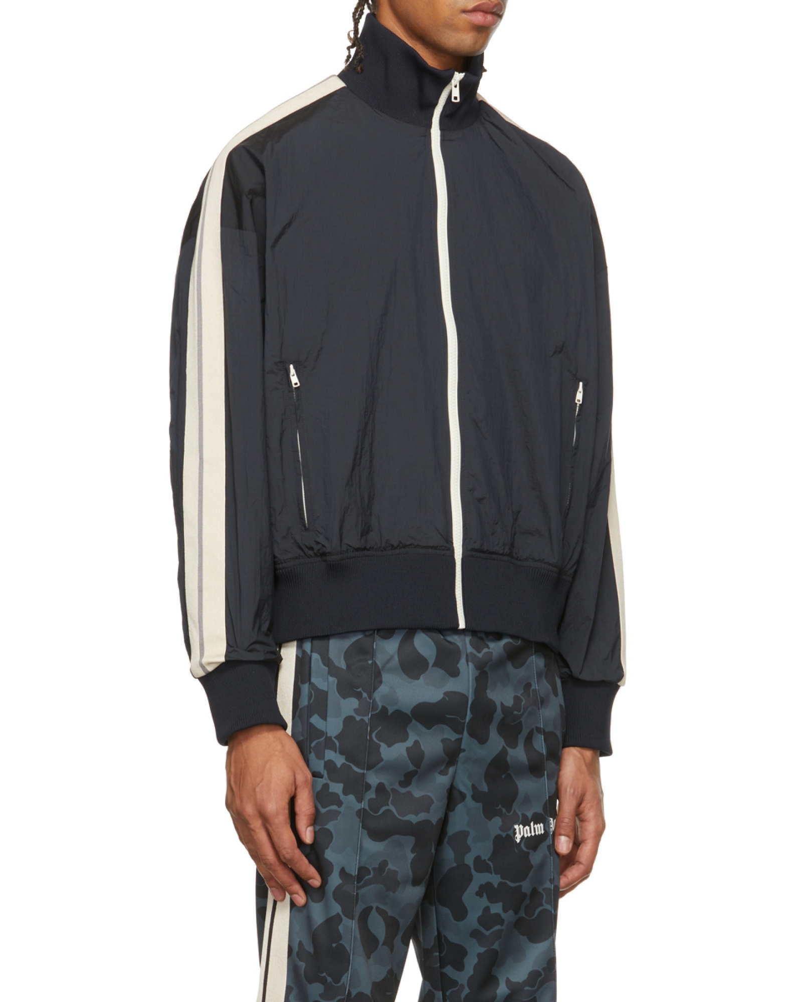 PALM ANGELS Palm Angels Logo Printed Track Jacket